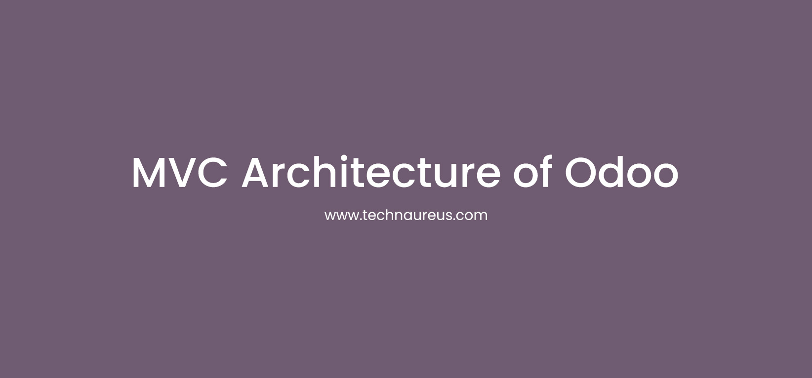 Mvc Architecture Of Odoo Mvc In Odooodoo Architecture